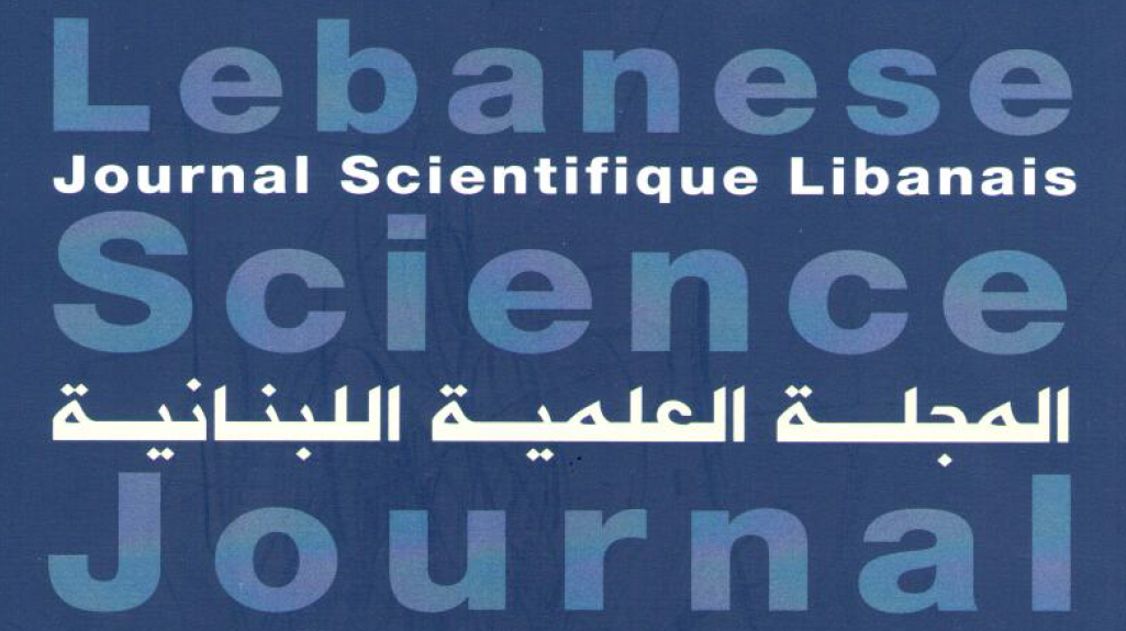 Lebanese Science Journal – National Council for Scientific Research ...